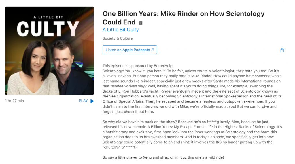 A Little Bit Culty Podcast